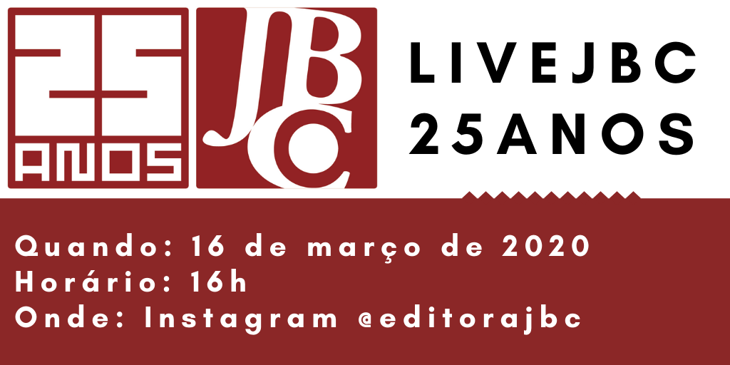 Live JBC 25 Anos - Editora JBC