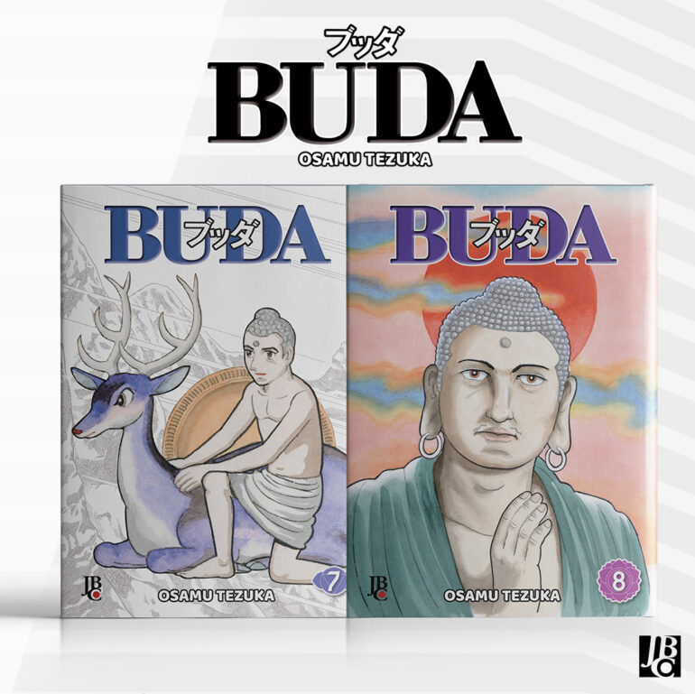 Mais detalhes da edição do mangá Buda, de Osamu Tezuka - Editora JBC