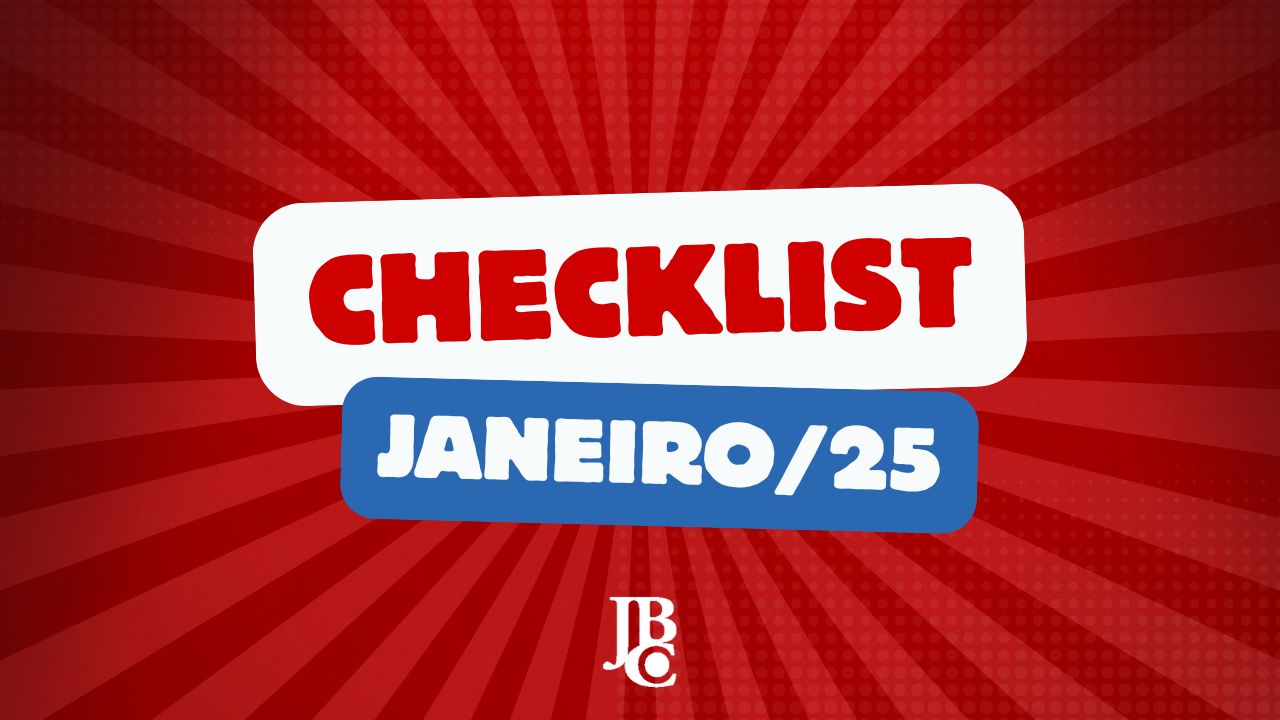 Checklist – Janeiro de 2025 - Lançamentos do Mês - Editora JBC